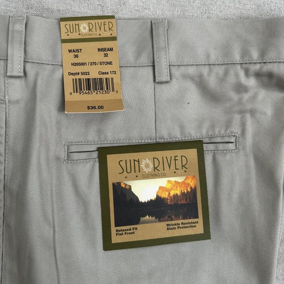 Sun River Clothing | Pants | Sun River Clothing Mens Sz 36x32 Tan Khaki ...